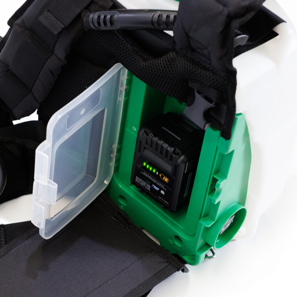 FlowZone 2.5 Storm 10 Litre variable 5 speed Battery Backpack Sprayer ...